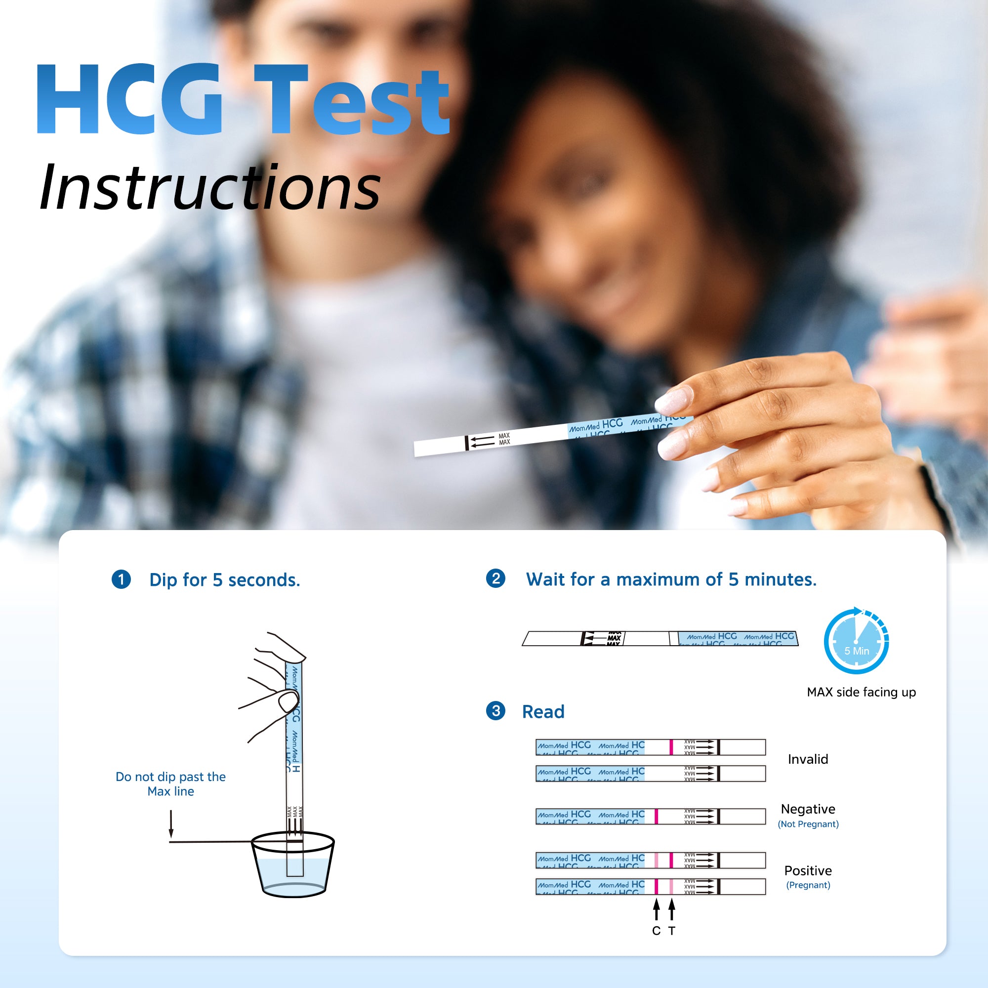 Pregnancy Test Strip & Early Pregnancy Strip Test – MomMed