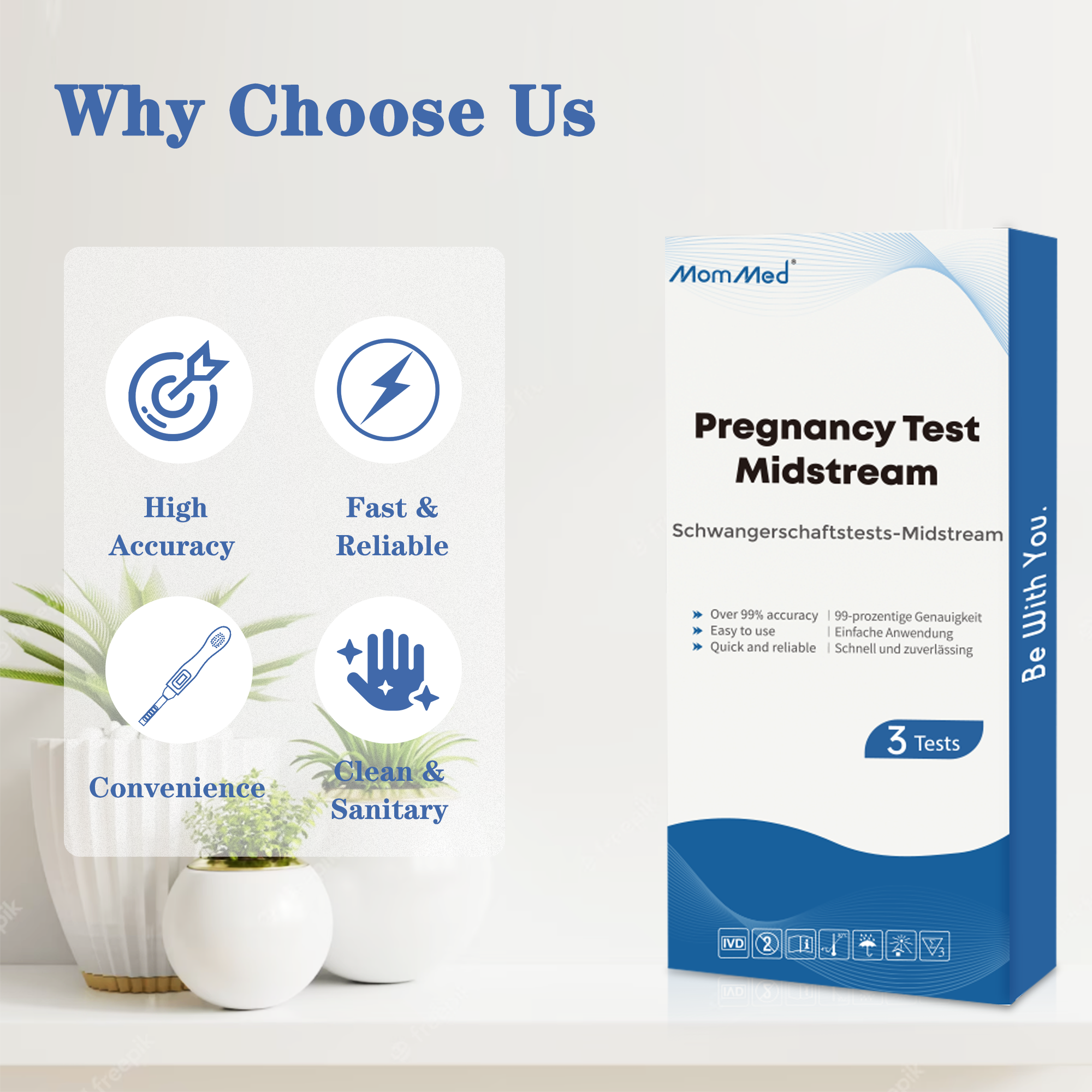 Pregnancy Test Kit & Home Pregnancy Test Kit – MomMed